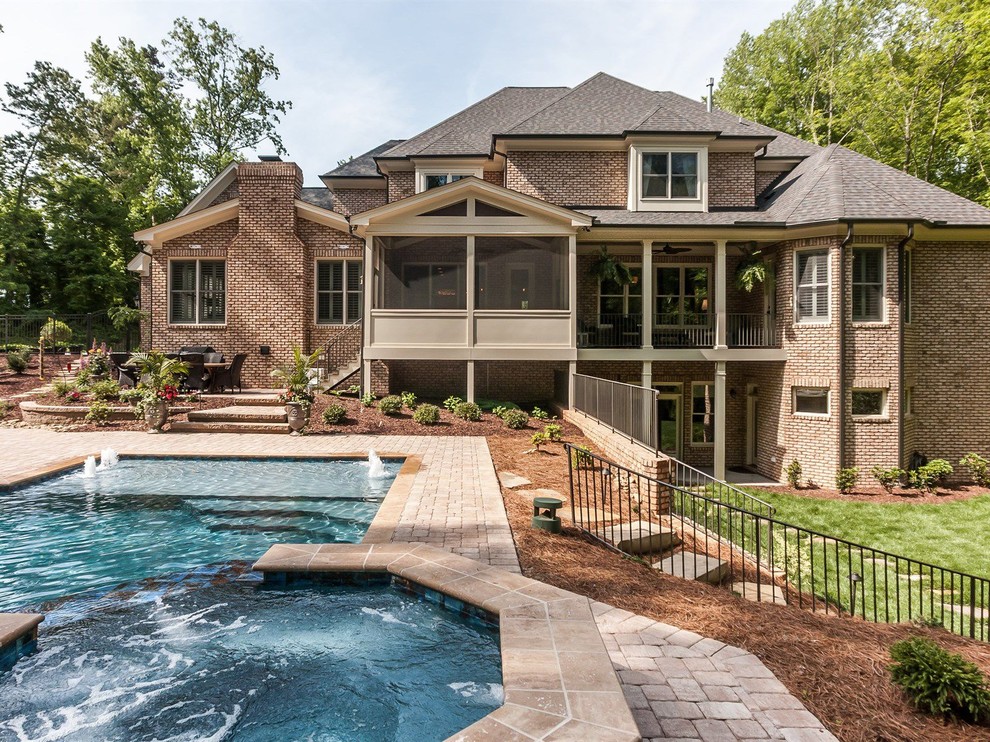 Holly Bluffs - Traditional - Pool - Raleigh - by Hurst Home Company LLC ...