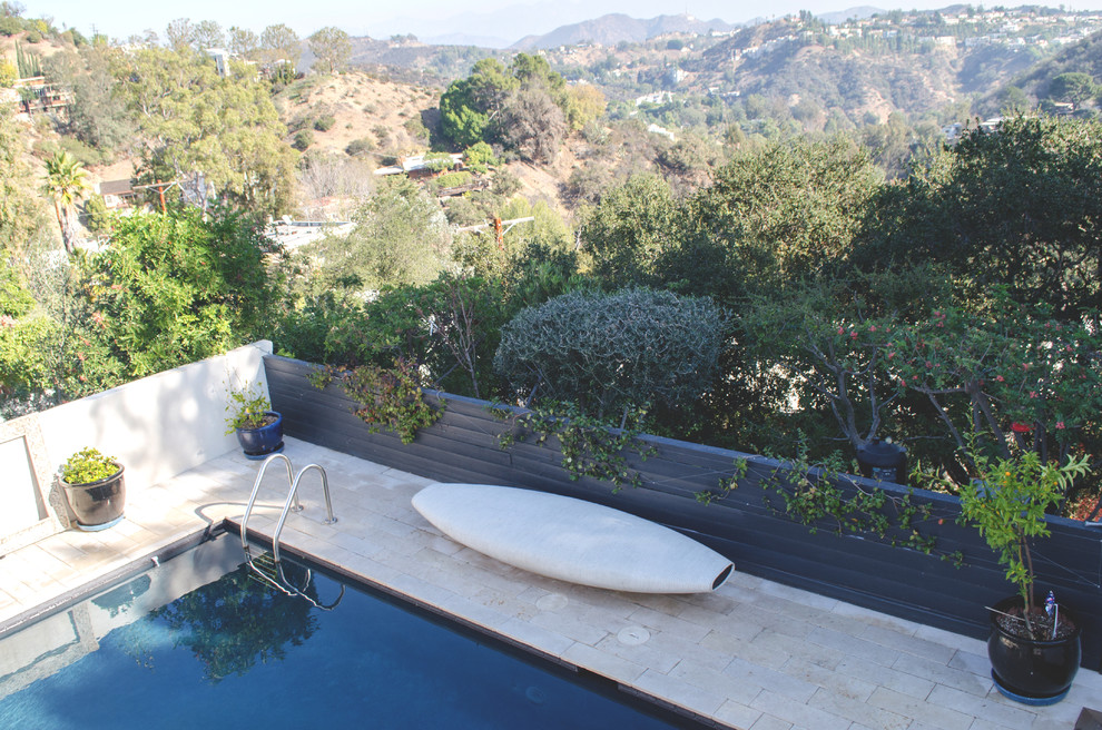 Hollywood Hills Backyard - Pool - Los Angeles - by Trinity Builders ...