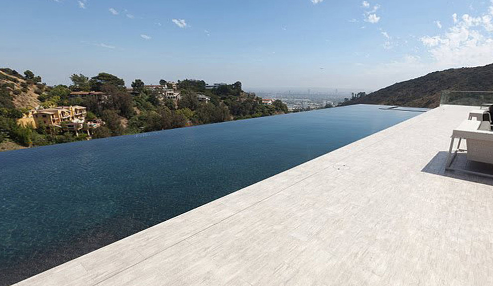 Hollywood Hillside Pool - Contemporary - Pool - Los Angeles - by Ohana ...