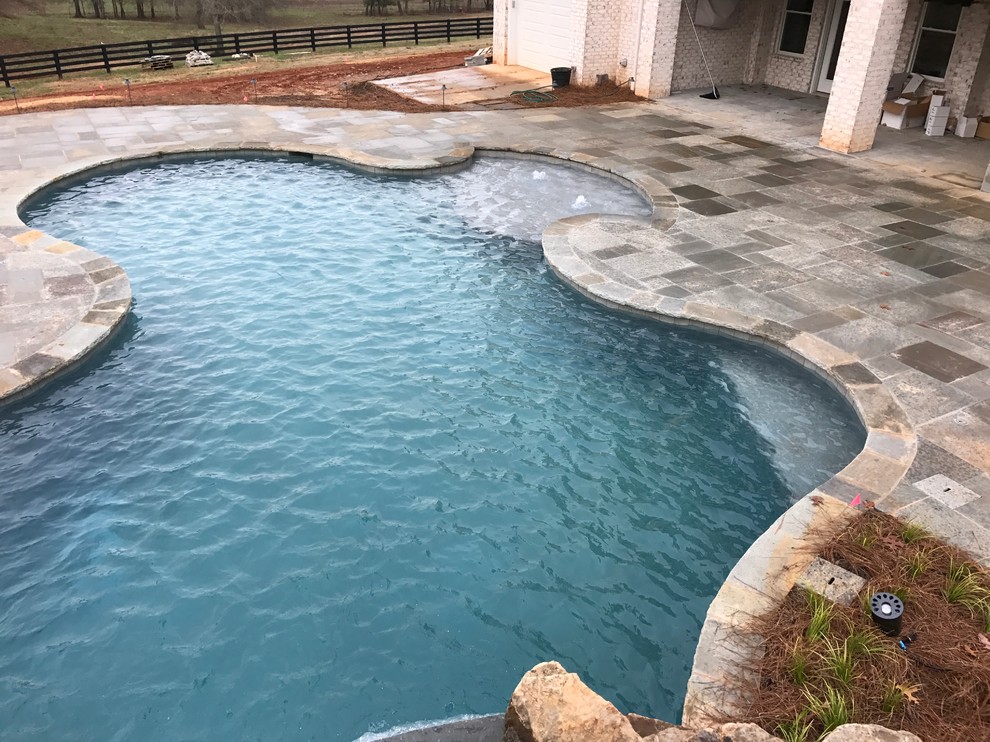 Homer Pool Project - Transitional - Pool - Atlanta - by Sandals Luxury ...