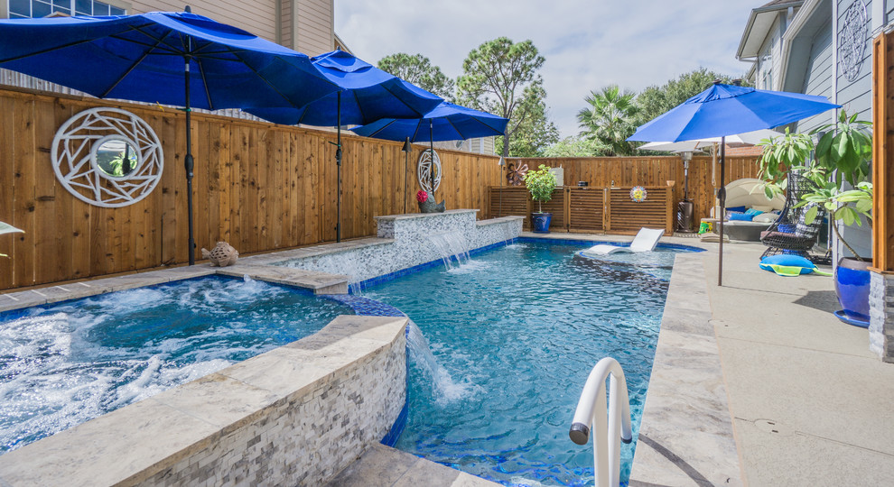 Houston Pools | Small Spaces - Modern - Pool - Houston - by Richard's ...