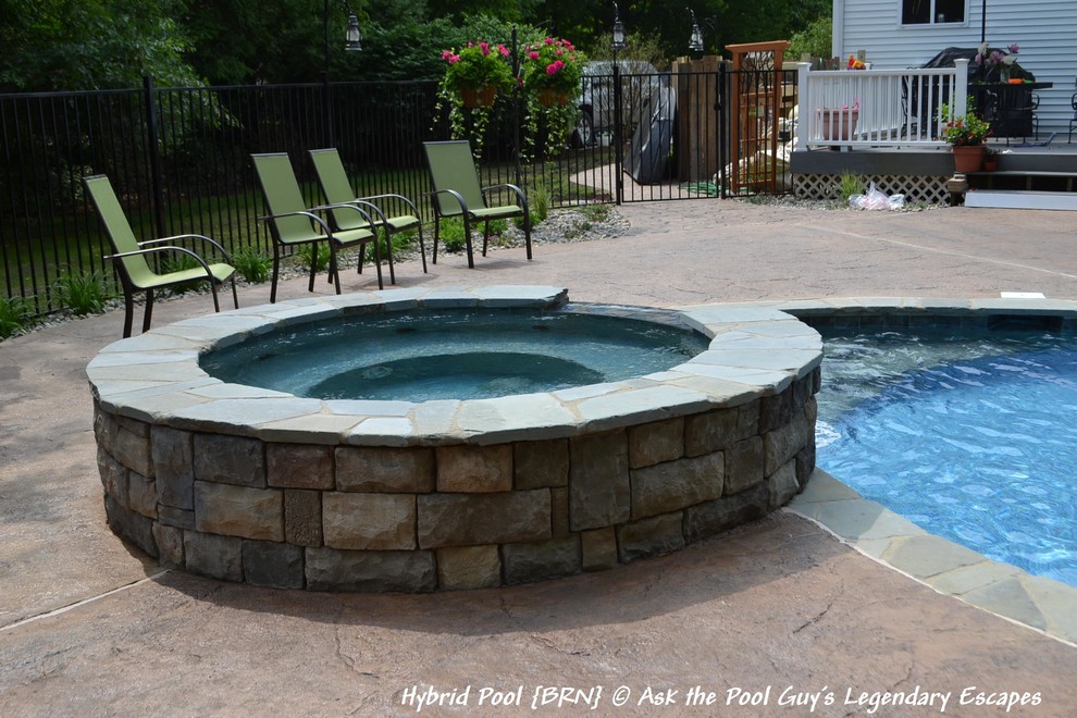 Hybrid Swimming Pool {BRN} - Traditional - Pool - Detroit - by ...