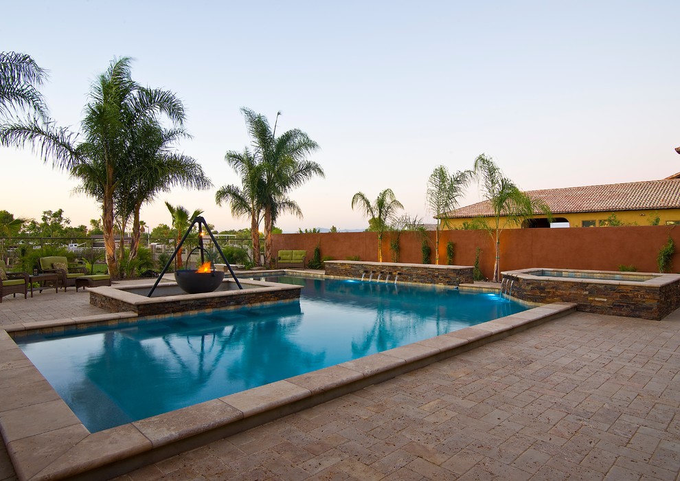 Hydroscapes, LLC French Grey Pebble Sheen - Modern - Pool - Phoenix ...