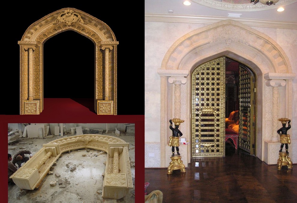 in door pool - Méditerranéen - Piscine - Los Angeles - par GHY stone ...