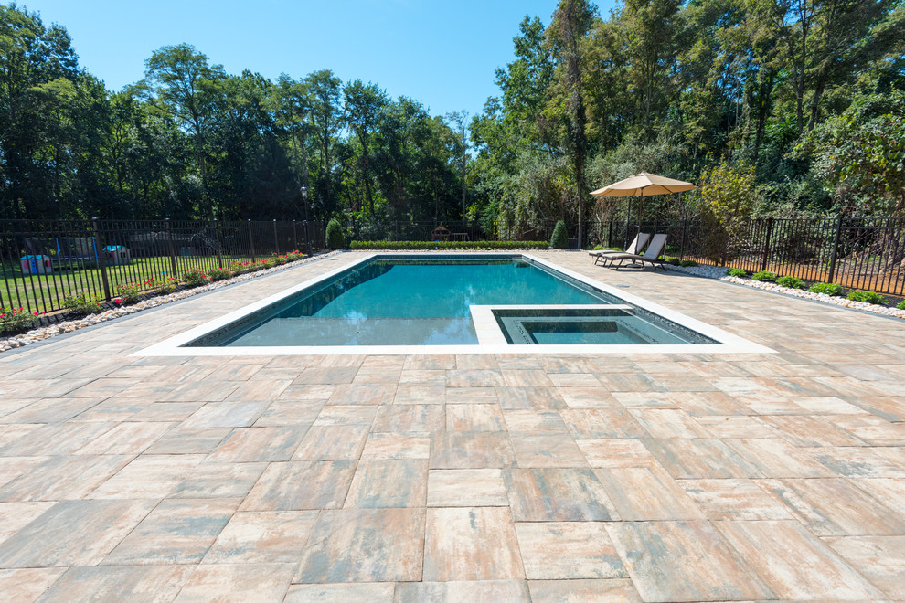 In-ground Concrete Pool & Patio Manalapan NJ - Modern - Pool - New York ...