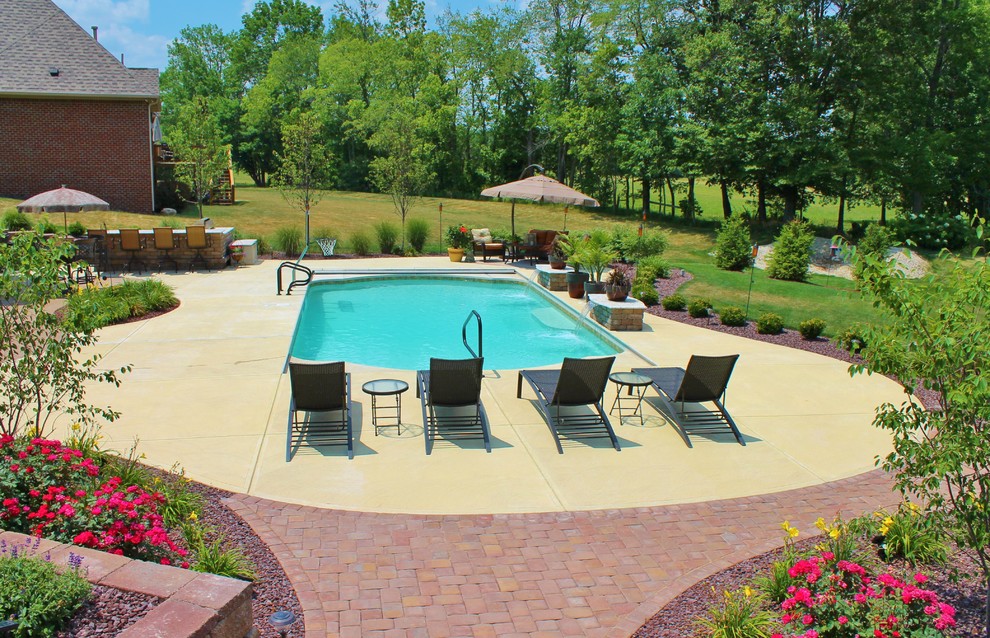 In Ground Pool - Traditional - Pool - Indianapolis - by Angie's Pool ...