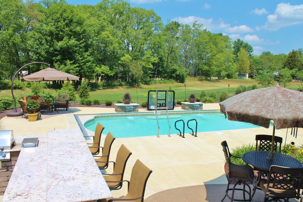 In Ground Pool - Traditional - Pool - Indianapolis - by Angie's Pool ...