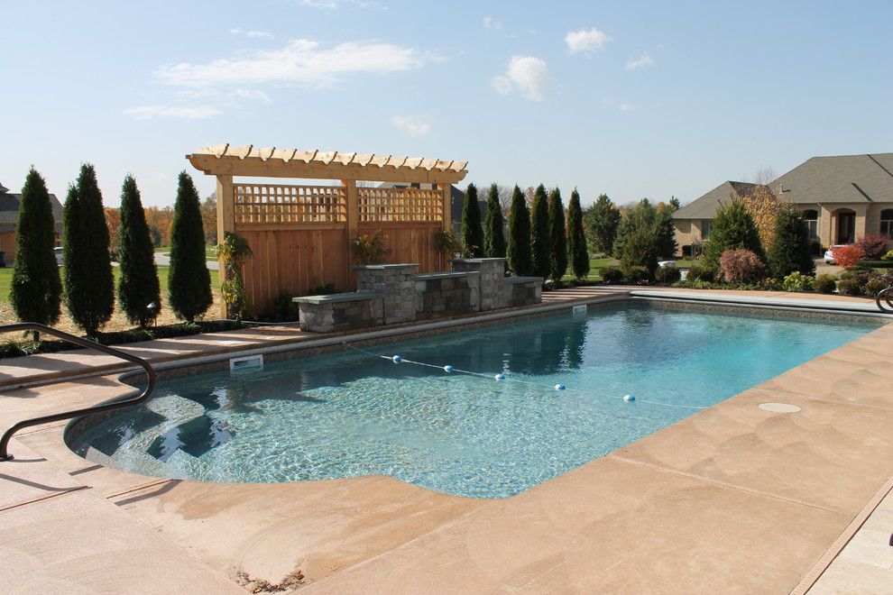 In Ground Pool - Traditional - Pool - Indianapolis - by Angie's Pool ...