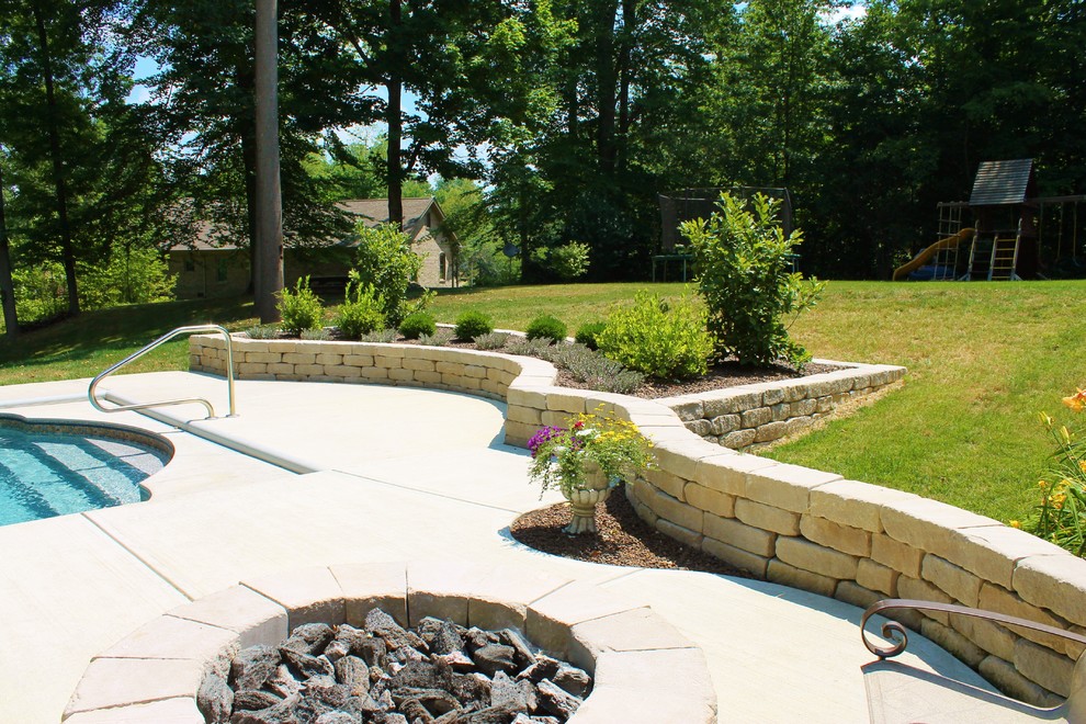 In Ground Pool - Traditional - Pool - Indianapolis - by Angie's Pool ...