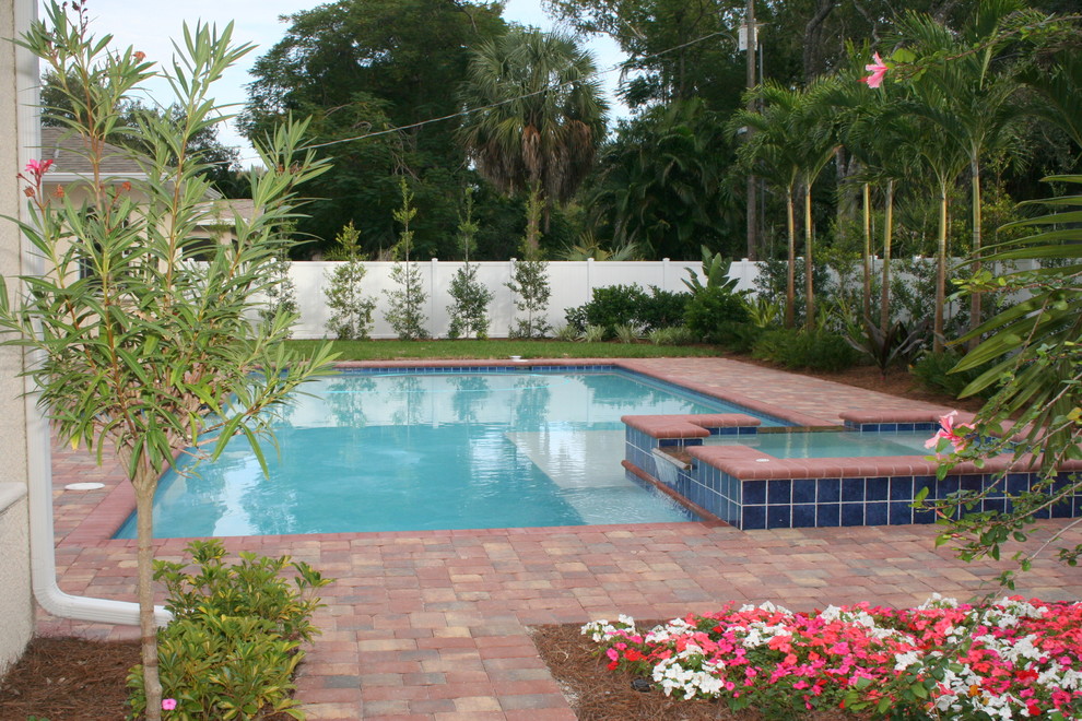 In-ground pools - Tropical - Pool - Miami - by Pool Pros, Inc. | Houzz