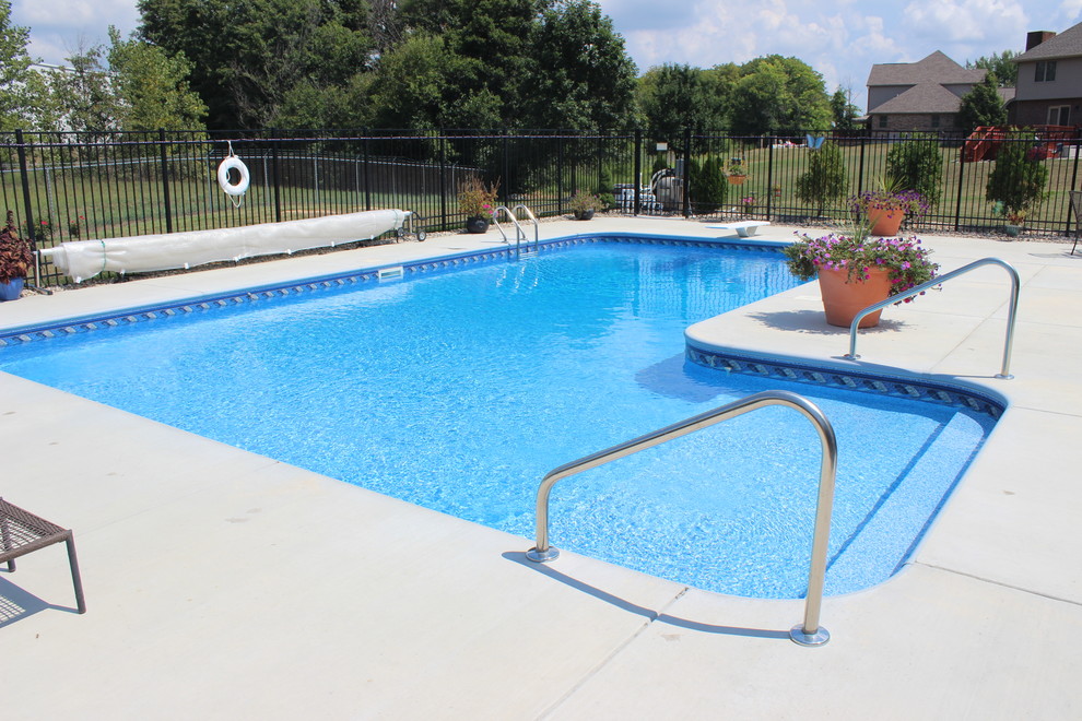 In Ground Vinyl Liner Swimming Pool Installations - Modern - Pool ... In Ground Vinyl Liner Swimming Pool Installations - Modern - Pool ...