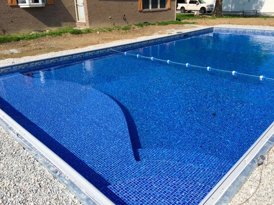 In Ground Vinyl Liner Swimming Pool Installations - Modern - Pool ...
