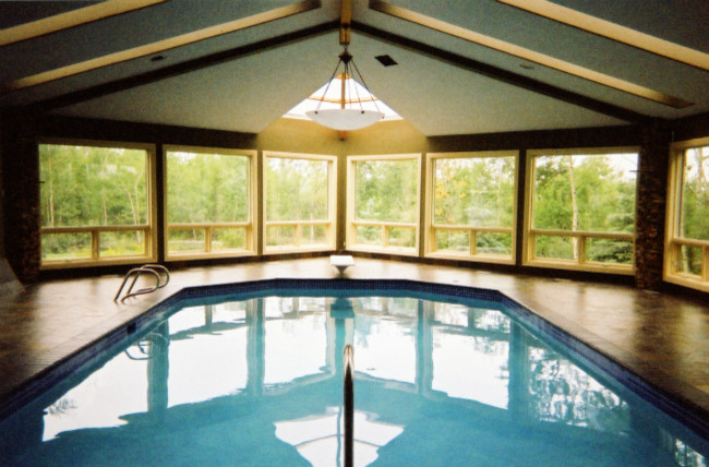 Indoor Pool - Traditional - Pool - Calgary - by Master Pools by ...