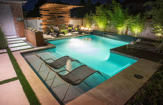 Industrial Modern - Industrial - Pool - Dallas - by AquaTerra Outdoors ...