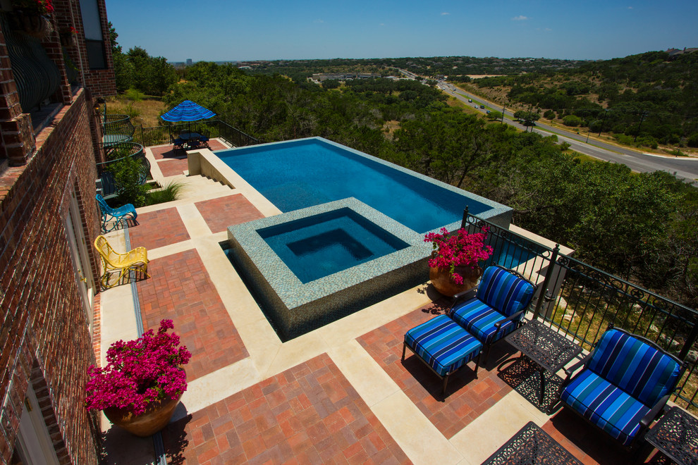 Infinity and Beyond - Traditional - Pool - Austin - by Artesian Custom ...