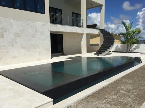 Infinity Edge Design - Pool - Tampa - by Landmark Pools, Inc. | Houzz