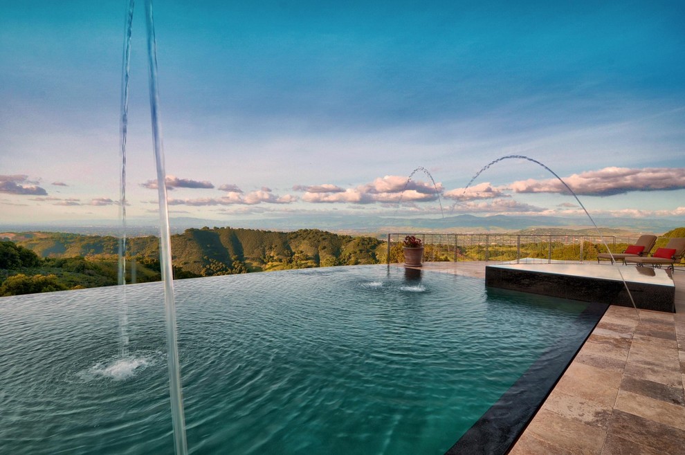 Infinity Edge Pool & Fountains - Modern - Pool - San Francisco - by ...