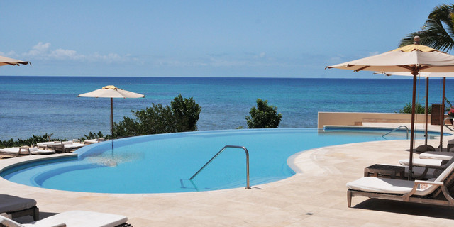 Infinity Edge Pool - Tropical - Pool - Portland - by MCM Design | Houzz AU