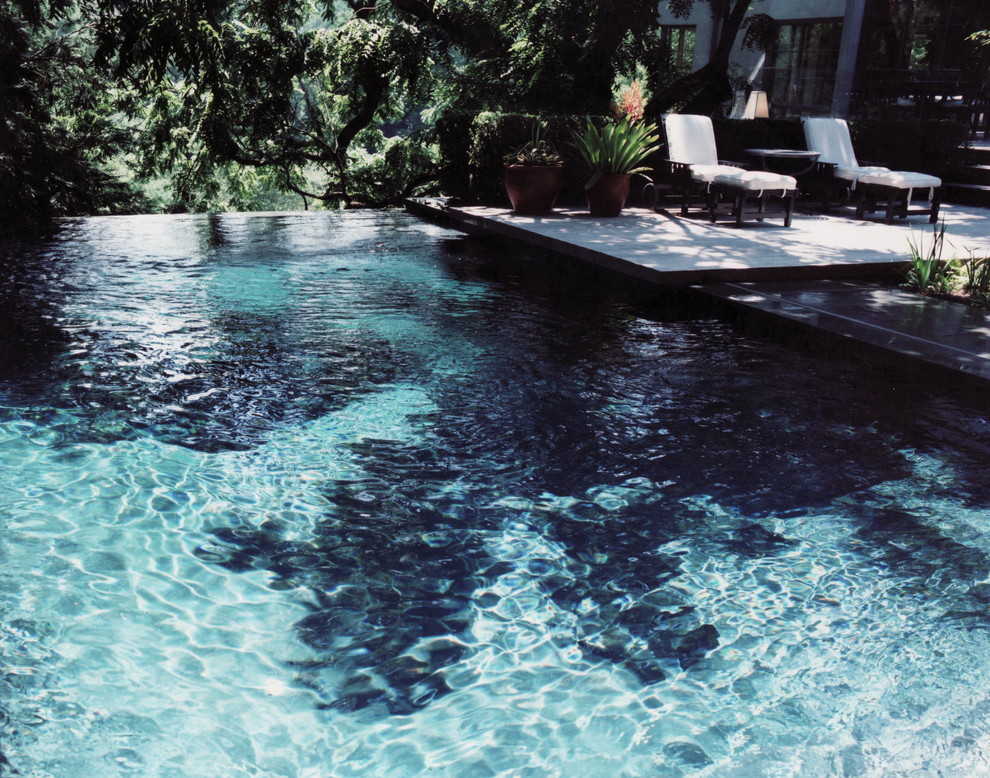 Infinity edge pool - Traditional - Pool - Philadelphia - by Pebble ...