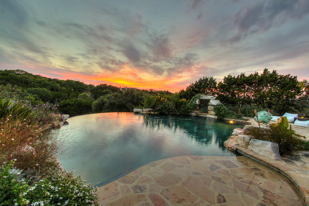 Infinity Edge Pool San Antonio - Traditional - Pool - Austin - by Keith ...