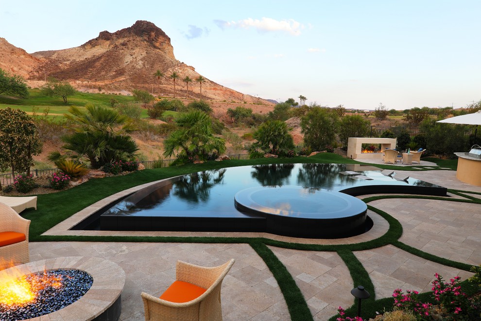 Infinity or Bust - Modern - Pool - Las Vegas - by Poolscapes, LLC | Houzz