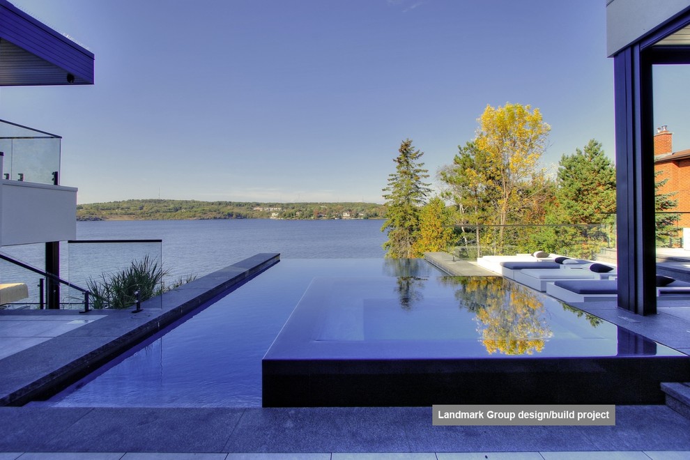 Infinity Pool for Ultra Modern Home - Contemporary - Pool - by Betz ...