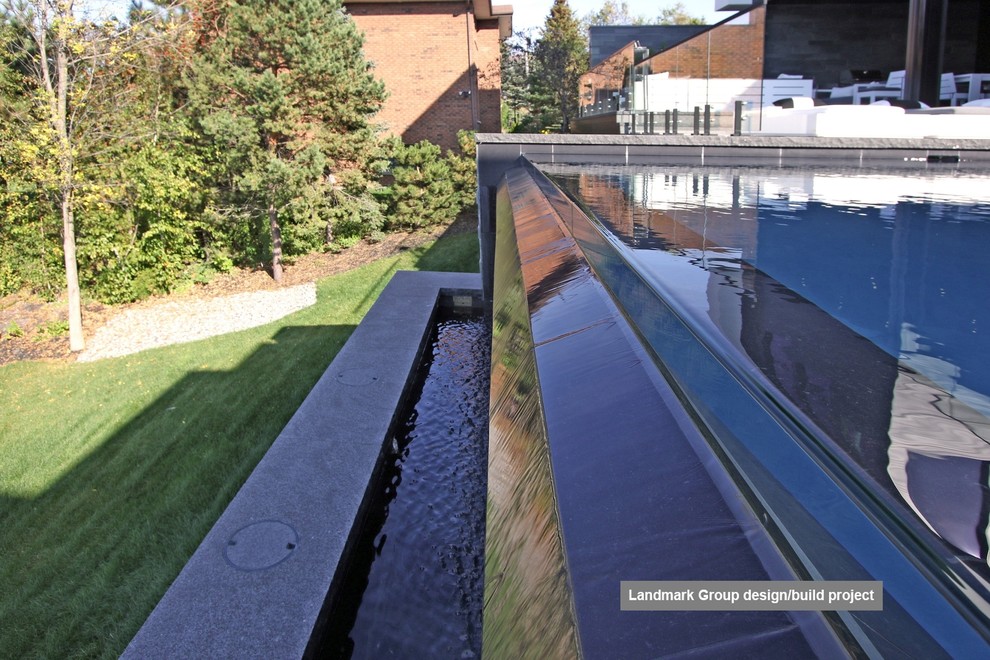 Infinity Pool for Ultra Modern Home - Contemporary - Pool - by Betz ...