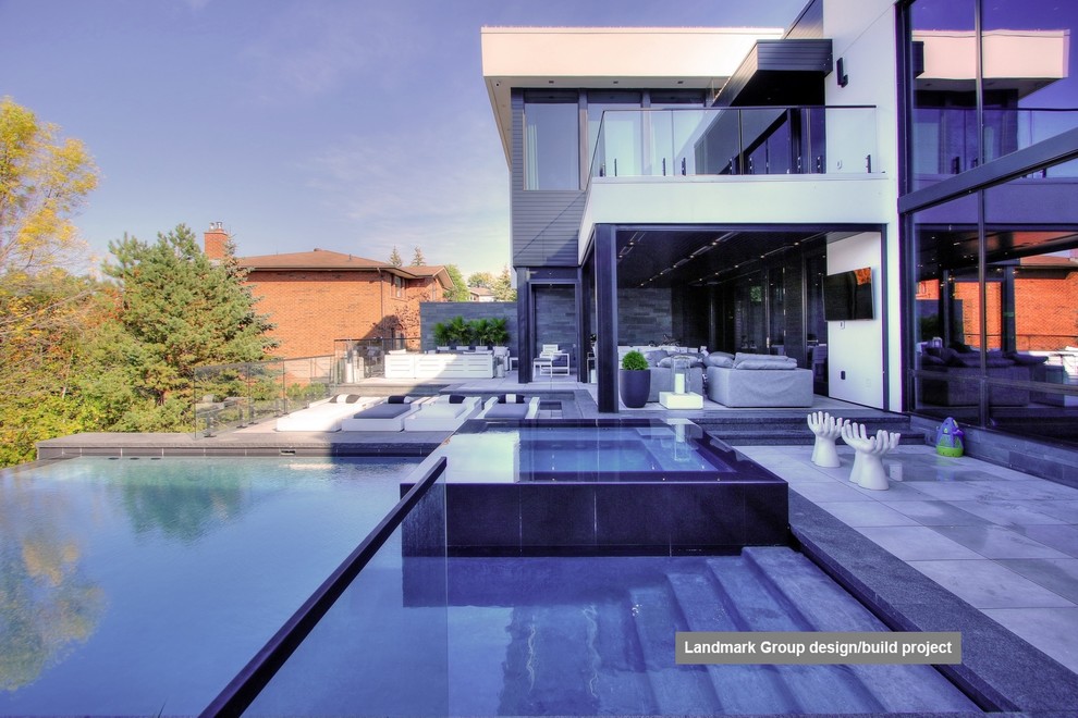 Infinity Pool for Ultra Modern Home - Contemporary - Swimming Pool ...