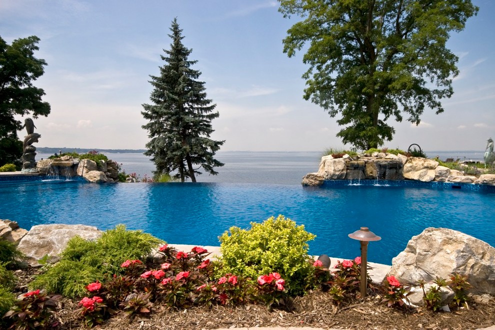 Infinity Pool Overlooking Long Island Sound, NY: - Pool - New York - by ...