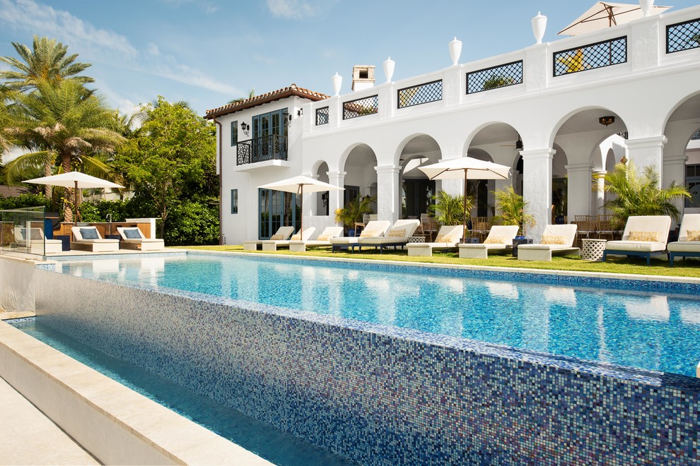 Infinity Pool - Mediterranean - Pool - Miami - by Pryme Production | Houzz