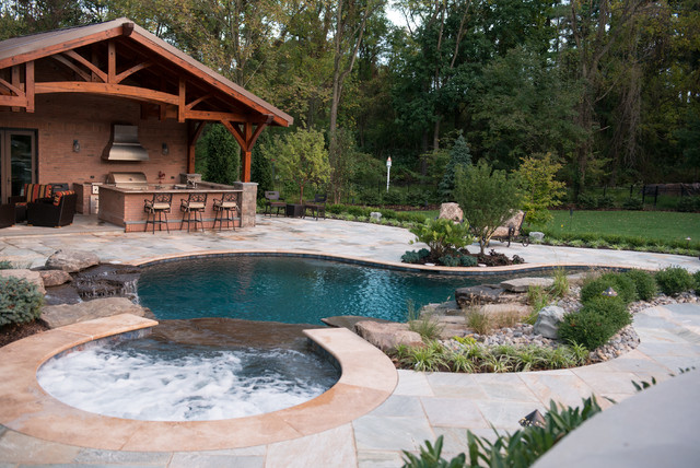 Inground Spa Ideas Backyard Resorts