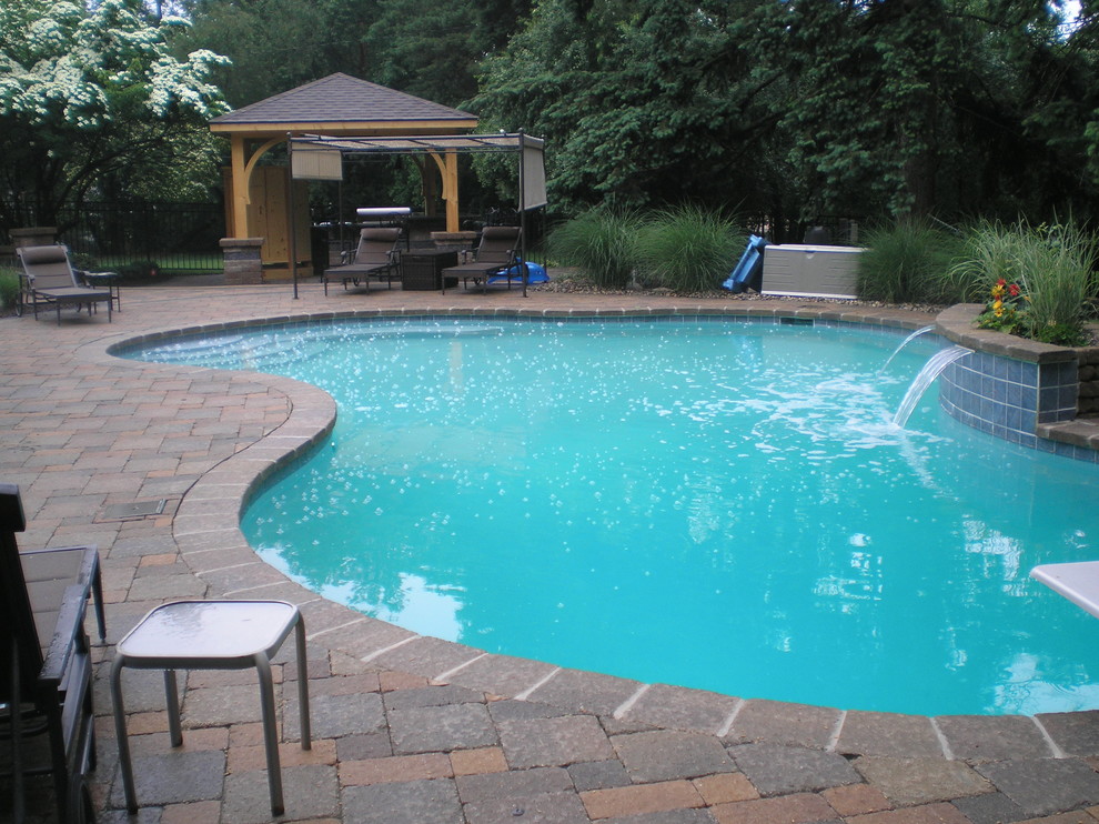 Inground pool/ Hardscape Projects - Pools - Detroit - von Custom Inground Pools LLC | Houzz