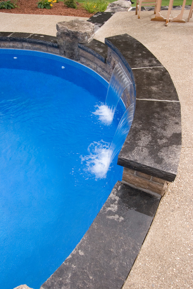 Inground Pool Water Features - Modern - Pool - Toronto - by Pioneer ...