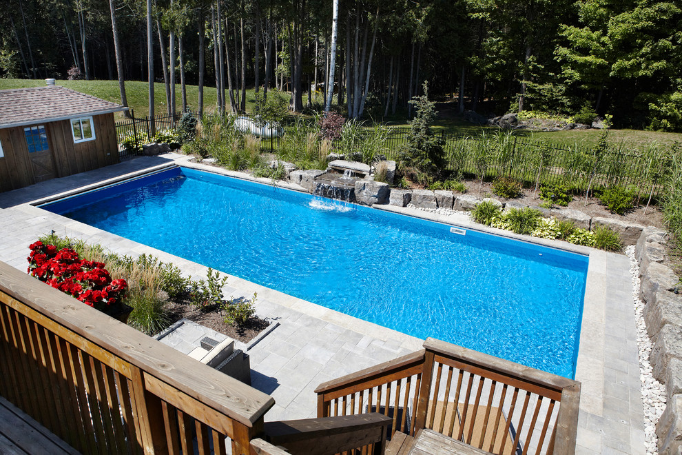Inground Rectangle With Auto Cover - Contemporary - Pool - Toronto - by ...