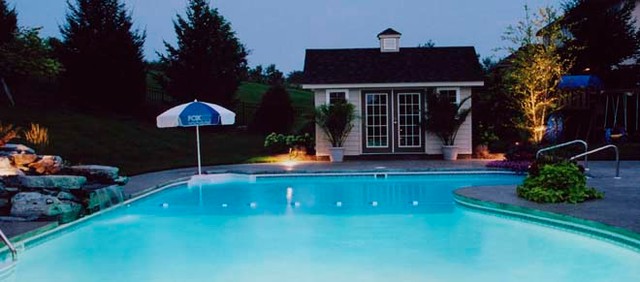 Inground Swimming Pool Projects - Traditional - Swimming Pool & Hot Tub ...