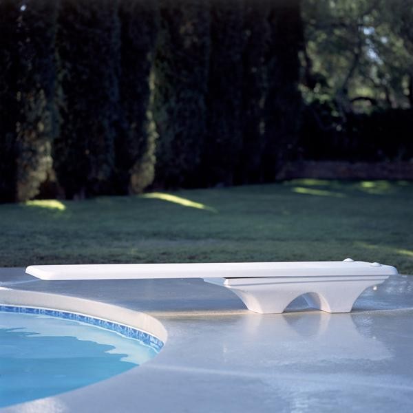 Inter-Fab 6 ft. Los Arcos Complete Diving Board - White - Contemporary ...