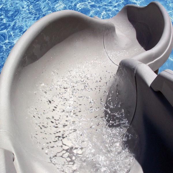 Inter-Fab X-Stream Pool Slide - Summit Gray - Modern - Pool - Phoenix ...