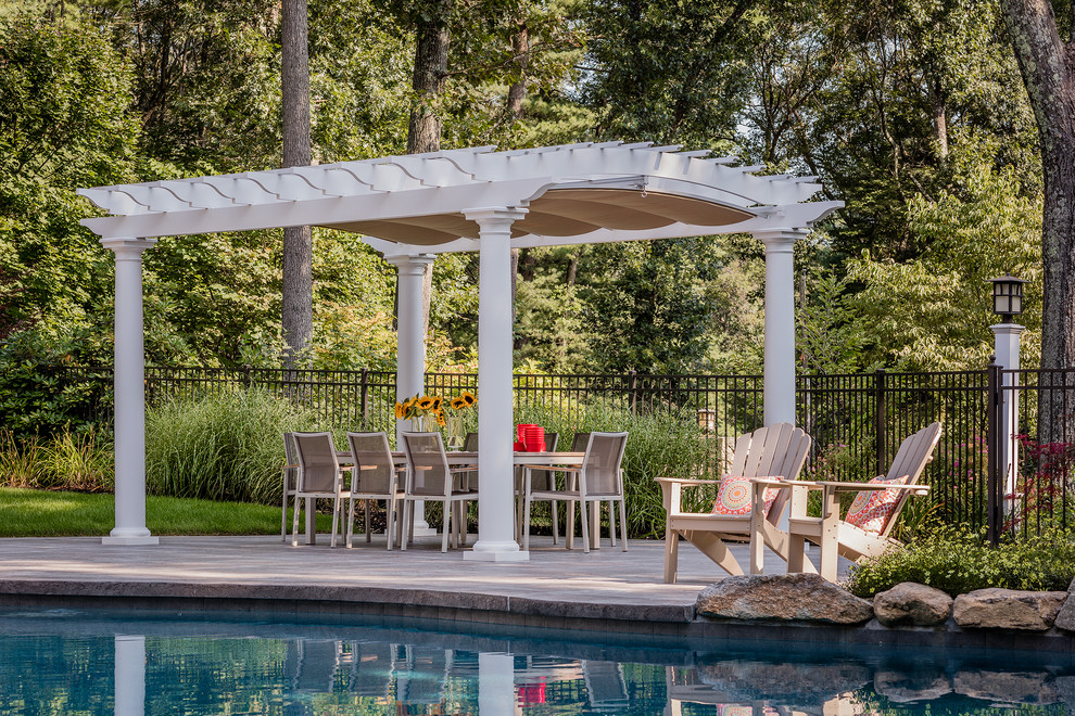 Into the Woods - Sherborn, MA - Beach Style - Pool - Boston - by Kelly ...