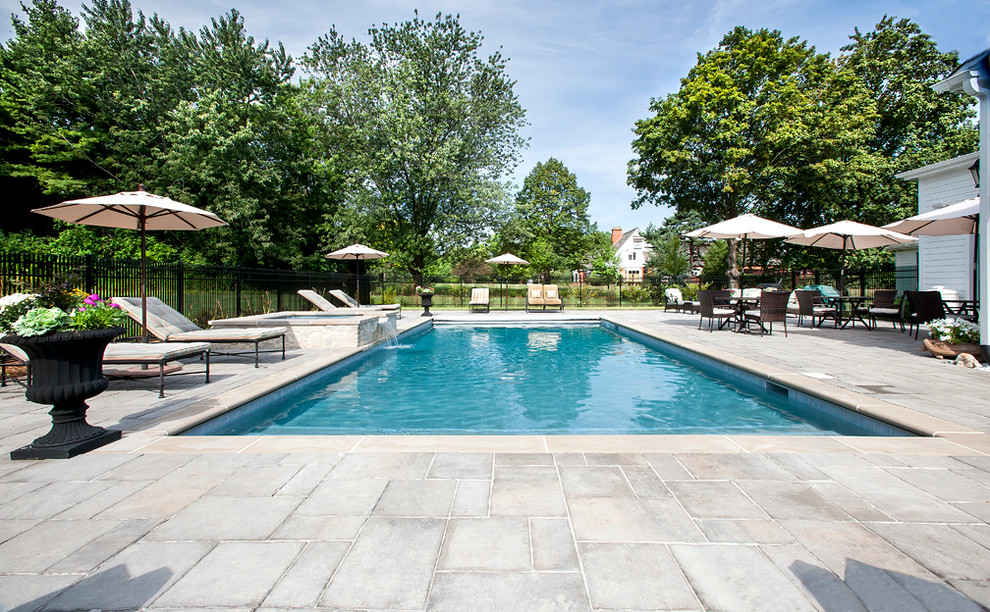 Inverness Pool and Spa - Traditional - Pool - Chicago - by Sunset Pools ...