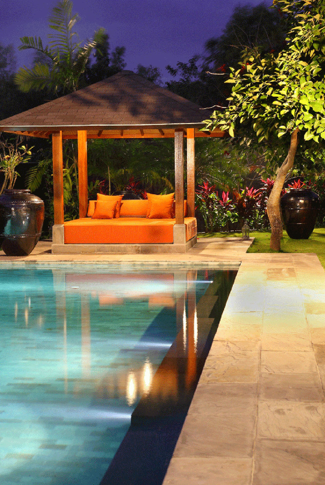 Island Stone andesite solid pool - Modern - Pool - Other - by Island ...