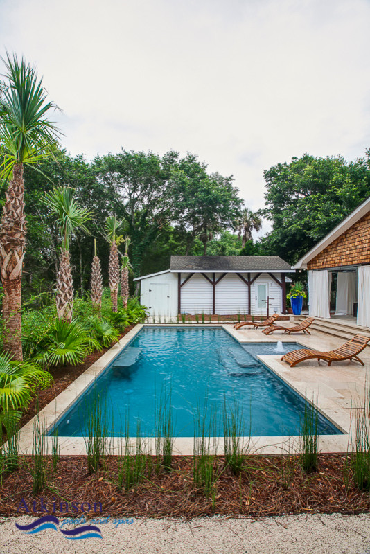 Isle of Palms Outdoor Living - Contemporary - Pool - Charleston - by ...