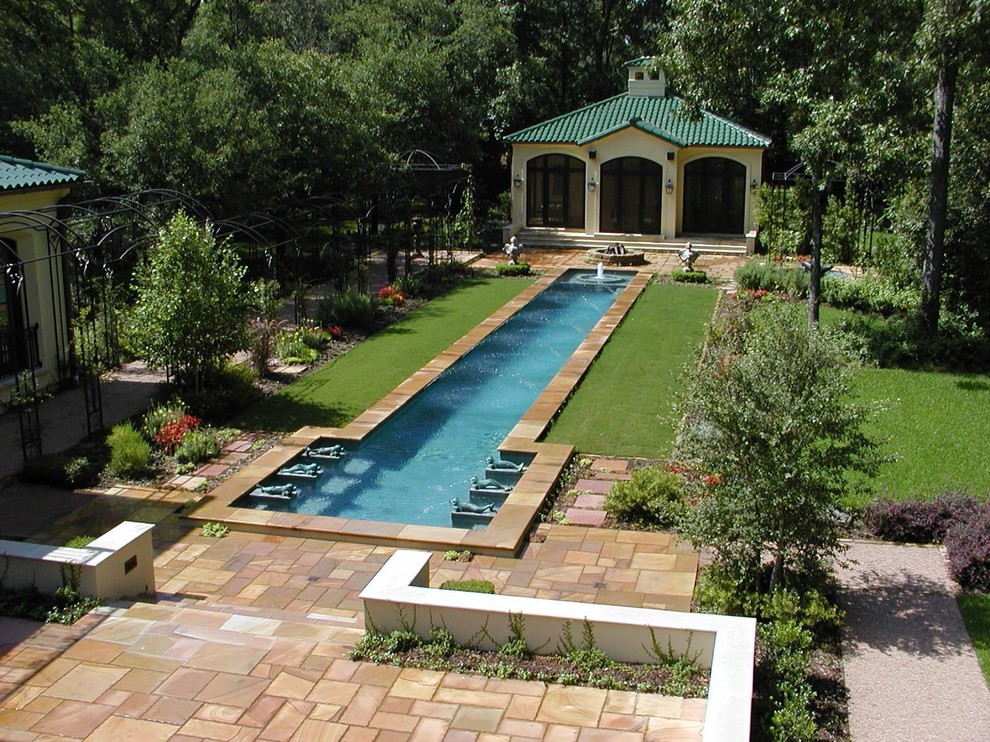 Italian Garden Design Estates - Traditional - Pool - Houston - by ...