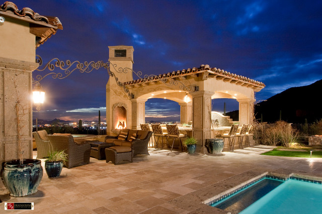 Italian Villa - Mediterranean - Patio - Phoenix - by Stone Source LLC ...