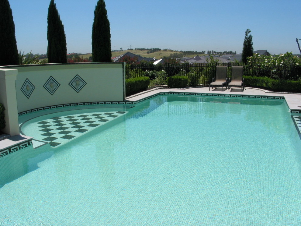 Italianate Garden and Pool - Mediterranean - Pool - Sydney - by Arthur ...