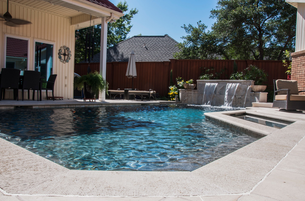 Jacobs_Dallas - Mediterranean - Pool - Dallas - by Petri Pools | Houzz