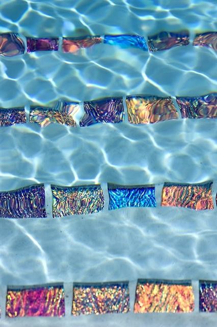Jewel Accent Tiles - Tropical - Pool - San Francisco - by Lightstreams ...