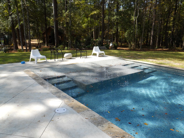 Jewelscape Plaster Swimming Pool - Contemporary - Swimming Pool & Hot ...