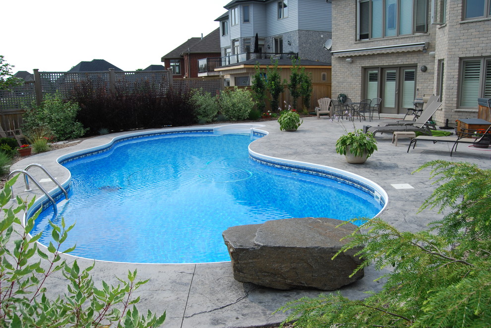 Jump Rocks & Dive Rocks - Traditional - Pool - Toronto - by Pioneer ...