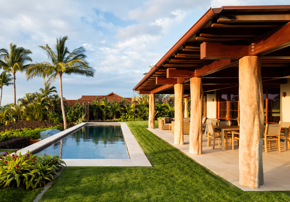 Kaimupulehu Lot 11 - Tropical - Pool - Hawaii - by GM Construction, Inc ...