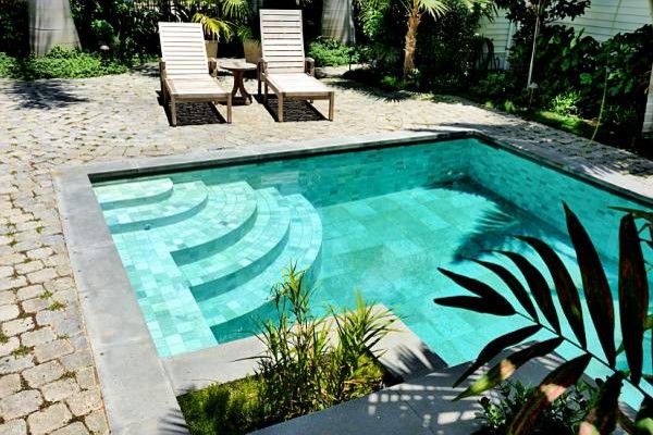 Key West Florida - Historic Sidewalk Cobble Pool Deck - Traditional ...